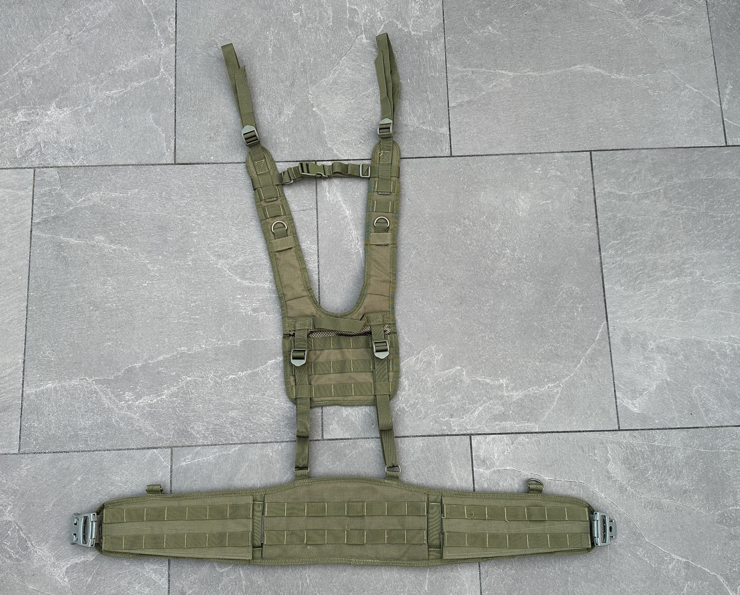 Condor Chest Rig H-Harness en Battle Belt Gen II OD - Airsoft Bazaar