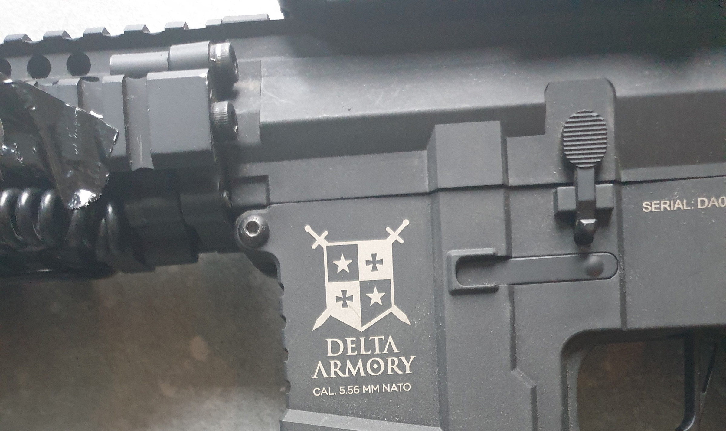 Delta Armory M4 AR15 MK18 Bravo ETU Zwart - Airsoft Bazaar