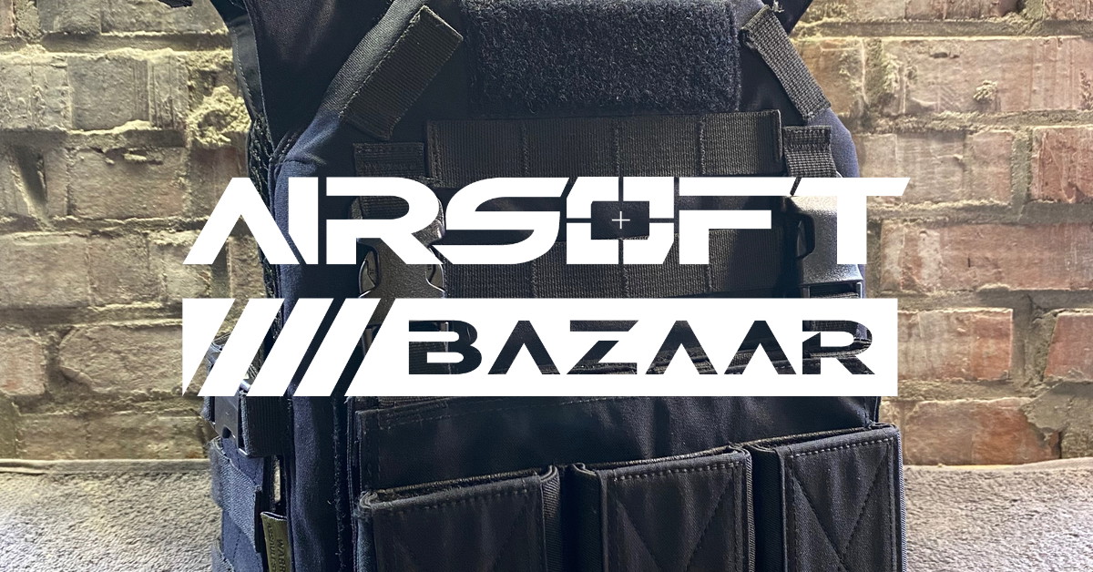Warrior Assault Recon Plate Carrier Zwart - Airsoft Bazaar