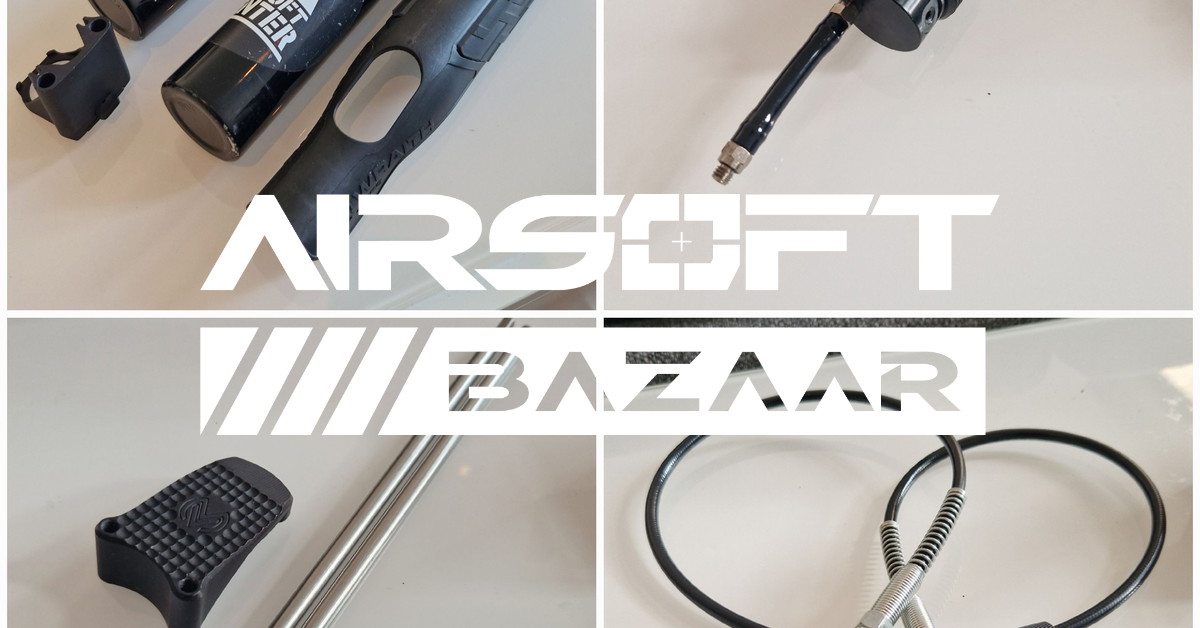 Wolverine WRAITH AERO stock gen 2 incl. Line & Flessen - Airsoft Bazaar