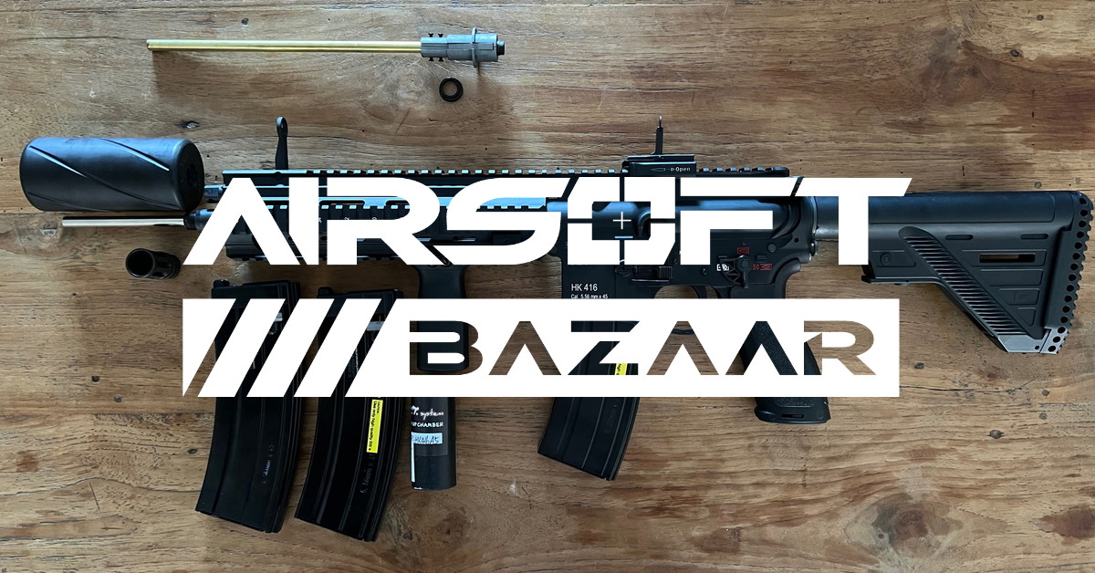 Umarex HK416 (geüpgraded) + 2 magazijnen - Airsoft Bazaar