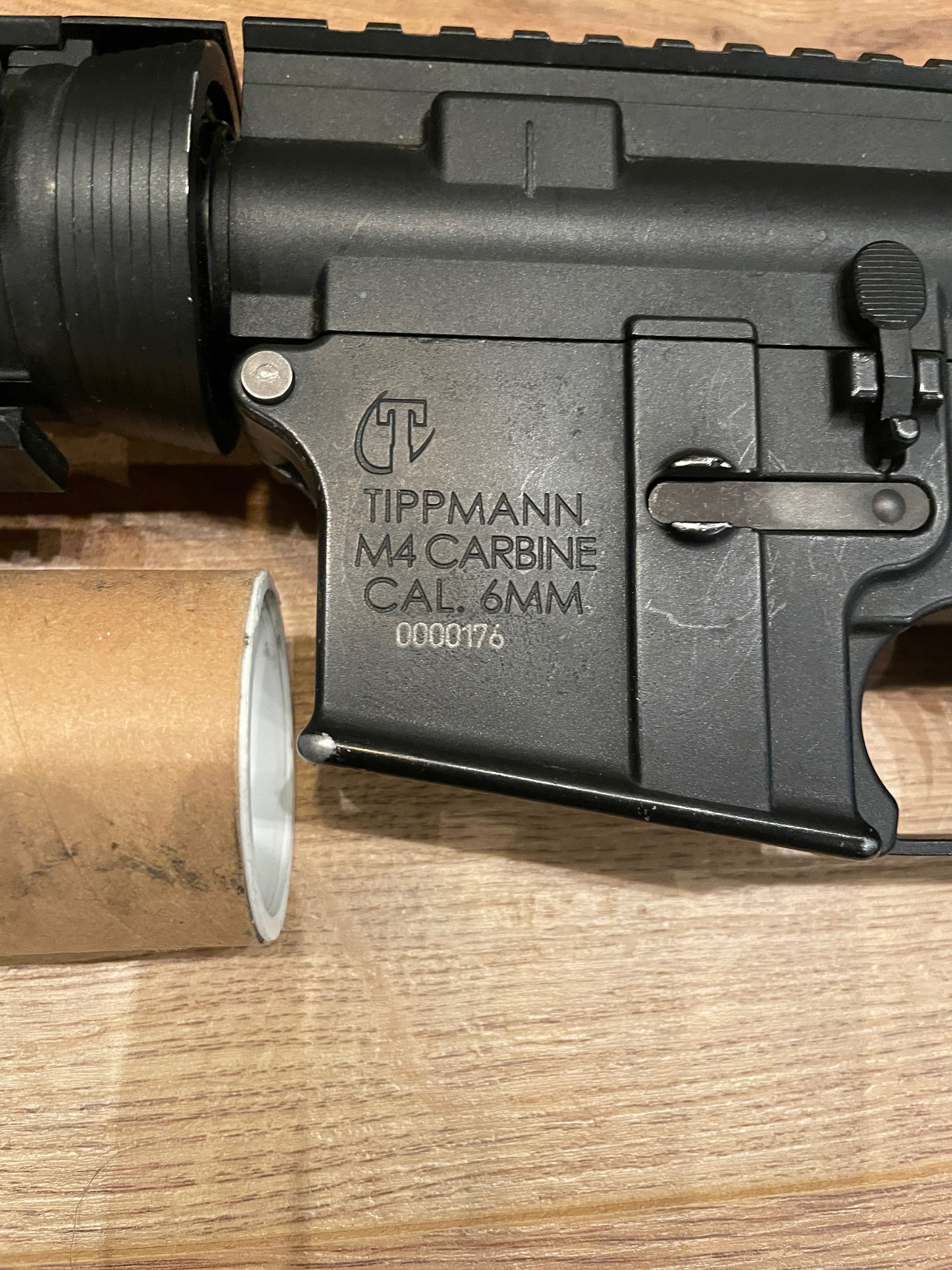 Tippmann M4 met diverse uitbreidingen - Airsoft Bazaar