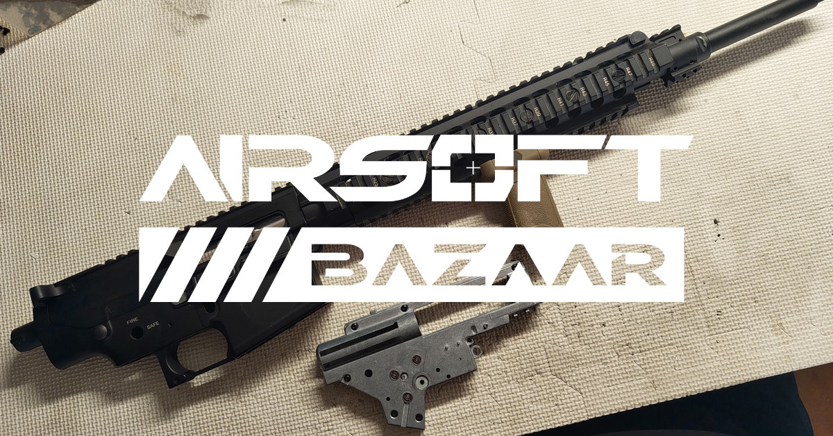 Body Receiver RAS rail en Gearbox shell voor SR25 AR10 - Airsoft Bazaar