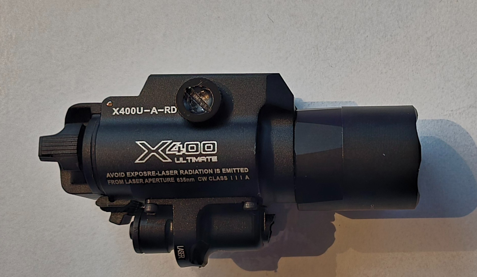X400U Vampire LED Tactical Light with laser(BK) - Airsoft Bazaar