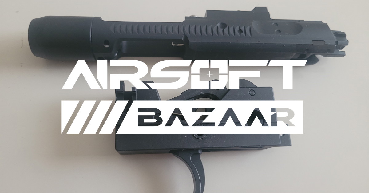 Archwick TM Marui MWS System GBB Carbon Steel Trigger box and Bolt Set ...