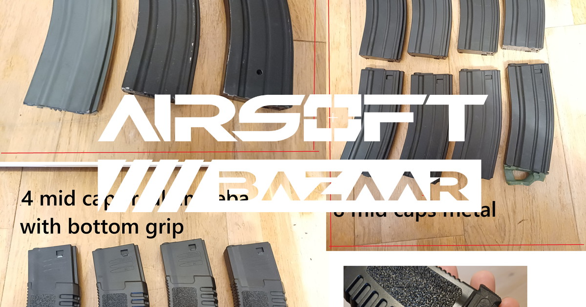 magazines mid caps and high caps - Airsoft Bazaar
