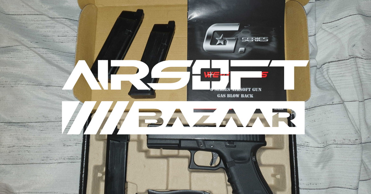WE G17 gen 4 (Glock 17) - Airsoft Bazaar
