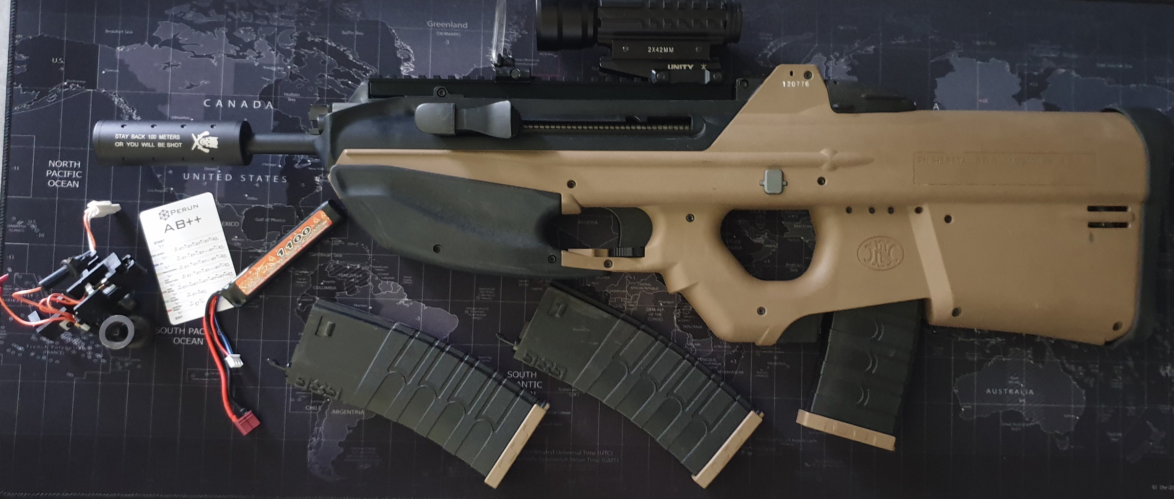 G&G FN F2000 DE met perun - Airsoft Bazaar