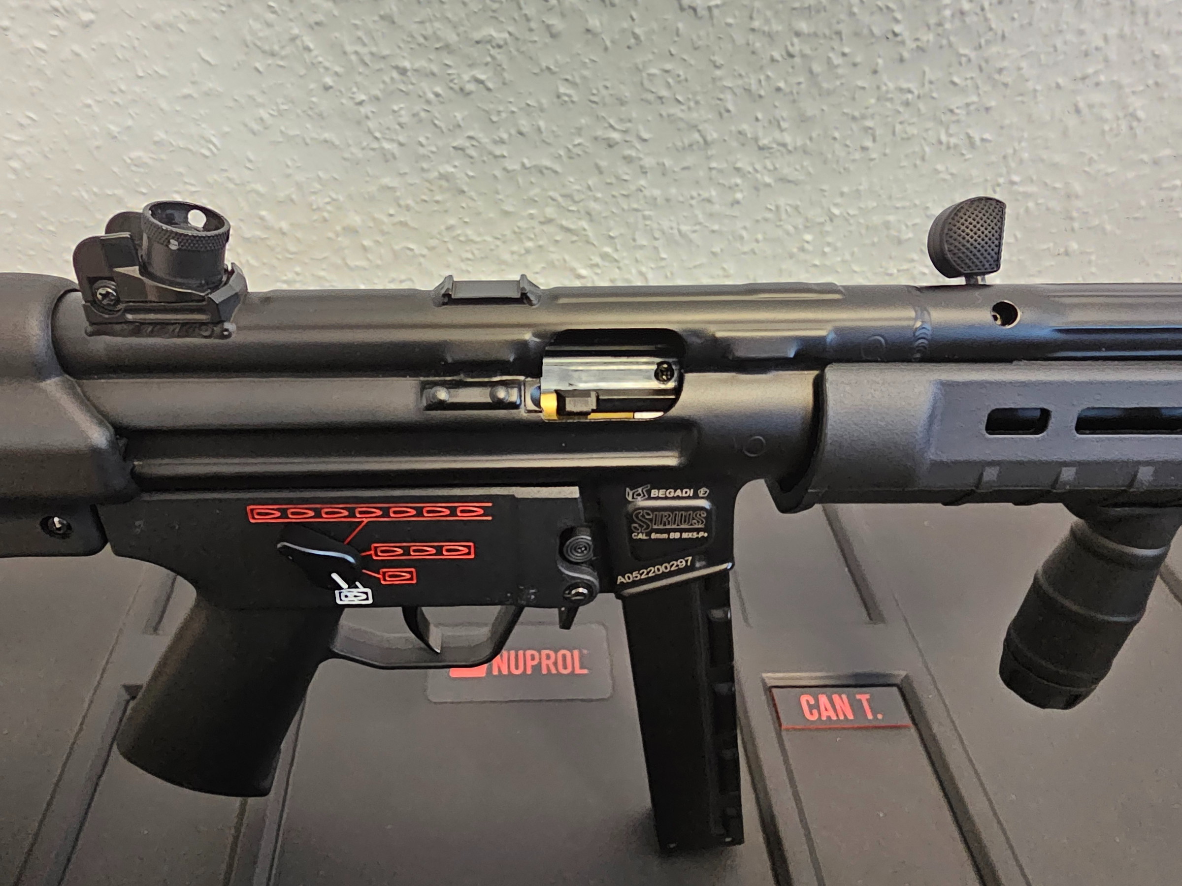 MP5 S-AEG 1,4J 30K Mamba Motor, Pro HopUp Begadi - Airsoft Bazaar