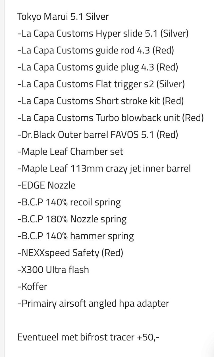 Full upgrade hicapa 5,1 - Airsoft Bazaar