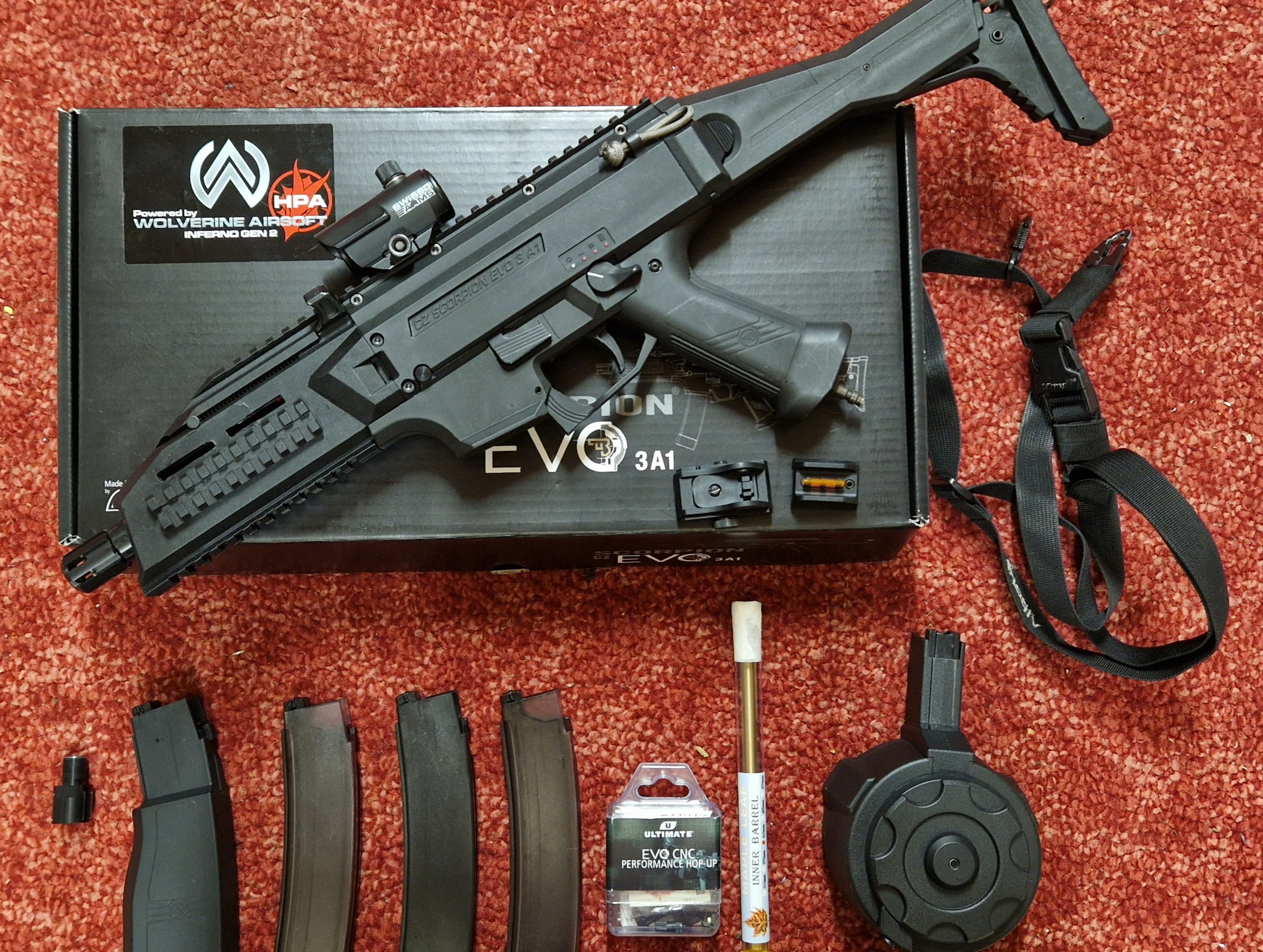 Asg scorpion evo3 a1 hpa edition set - Airsoft Bazaar