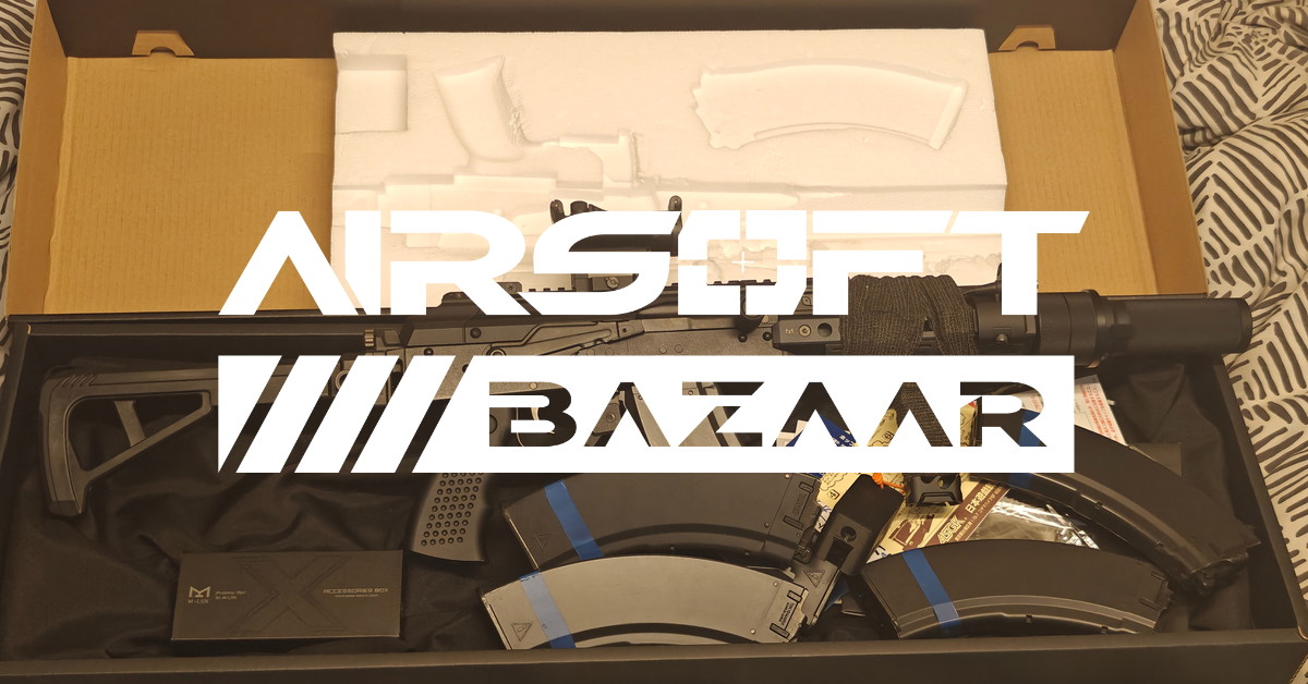 TM AKX + 5 mags en upgrades - Airsoft Bazaar