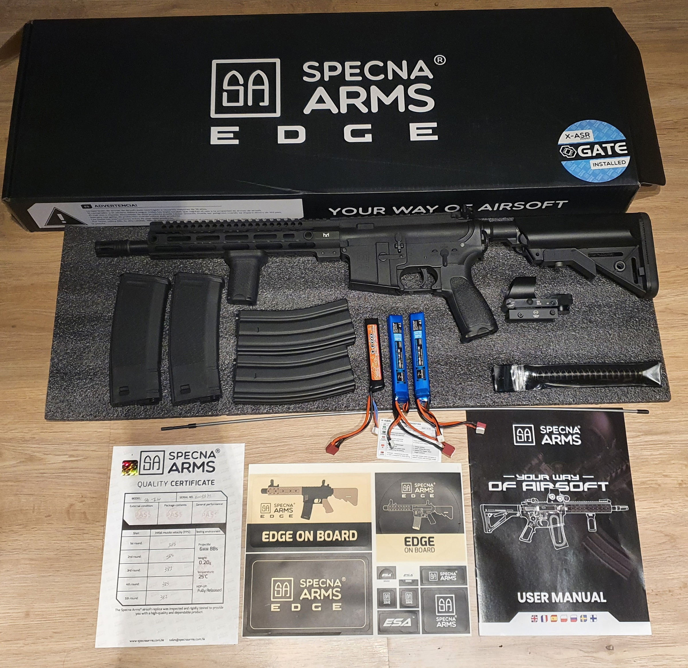 Specna Arms Edge E-20 + extra's - Airsoft Bazaar