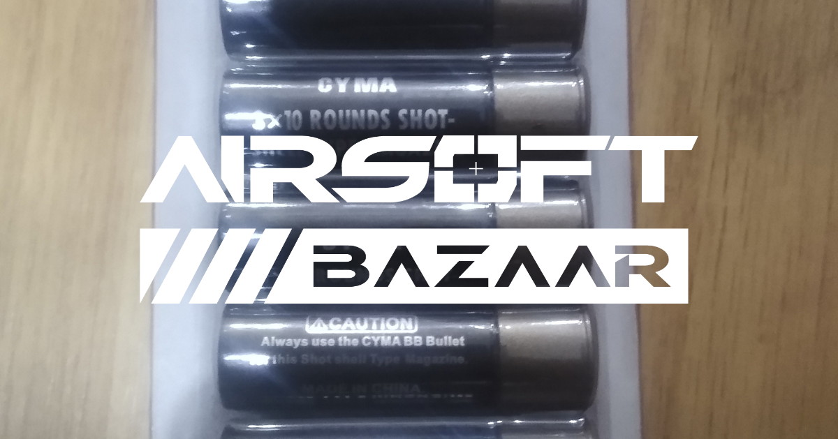 6x Cyma Shotgun shells Zwart - Airsoft Bazaar