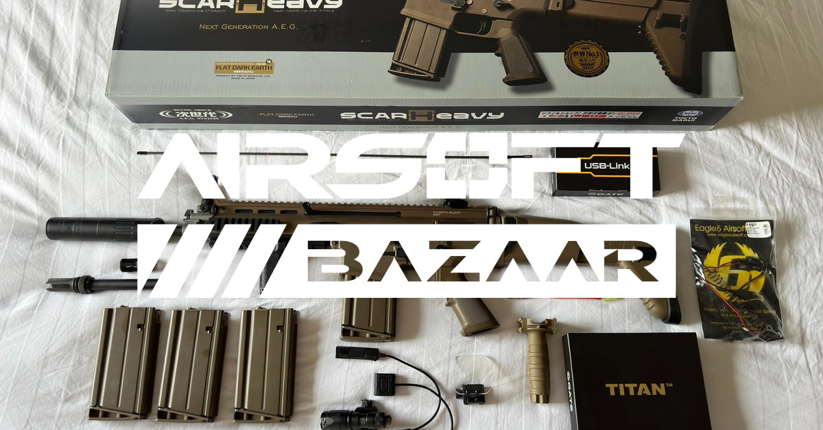TM Scar H met titangate en accessoires - Airsoft Bazaar