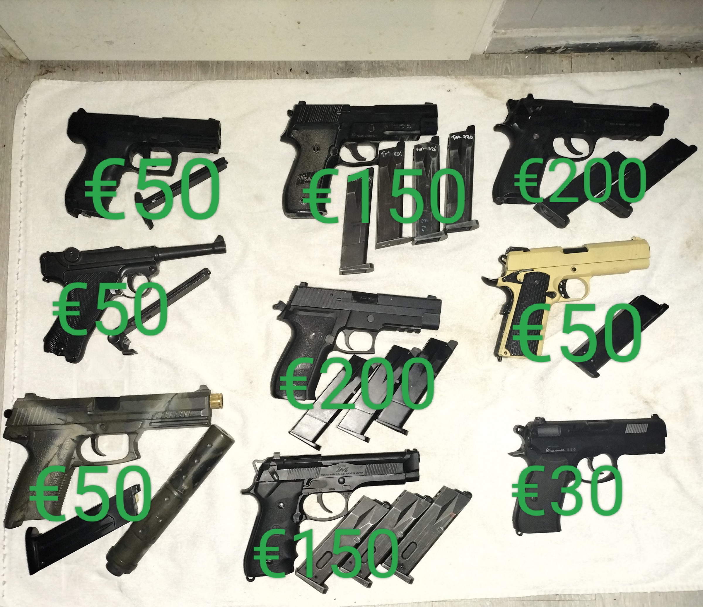 Tokyo Marui p226 4 mags - Airsoft Bazaar