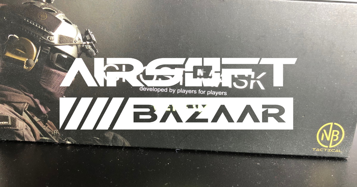 NB Tactical VENOM v3 ghost mask - Airsoft Bazaar