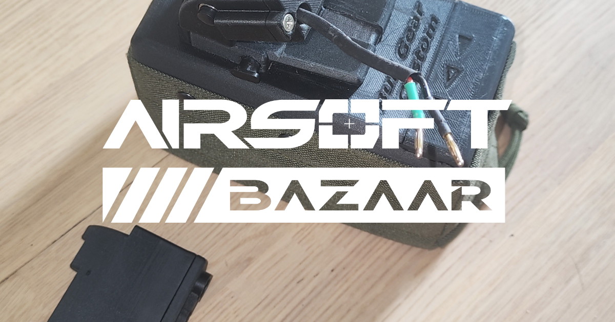M249 Bullgear mag box - Airsoft Bazaar