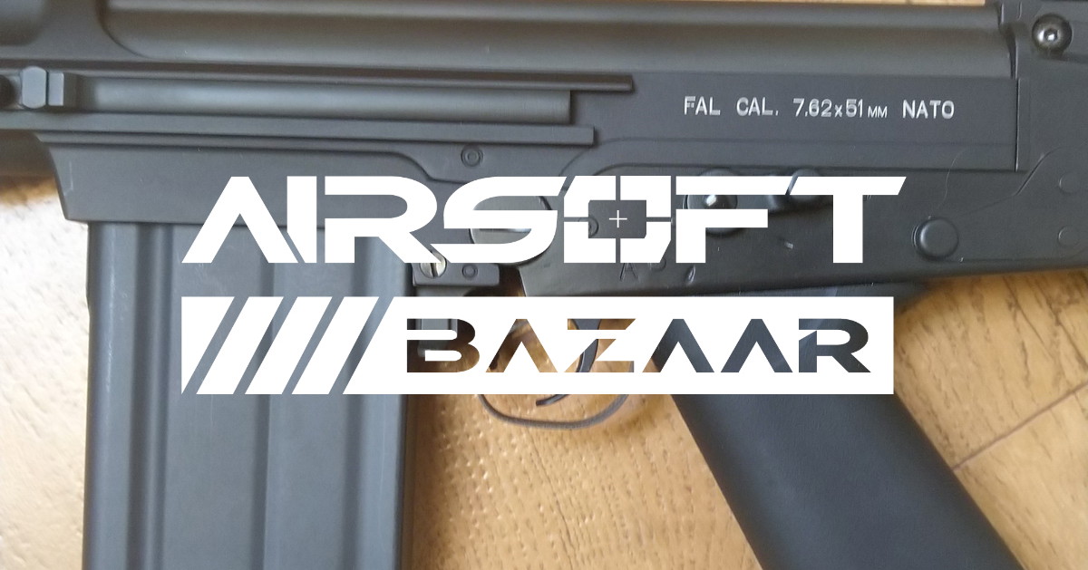 King Arms FN Herstal FAL Nato + 3 mags + Large Battery. - Airsoft Bazaar