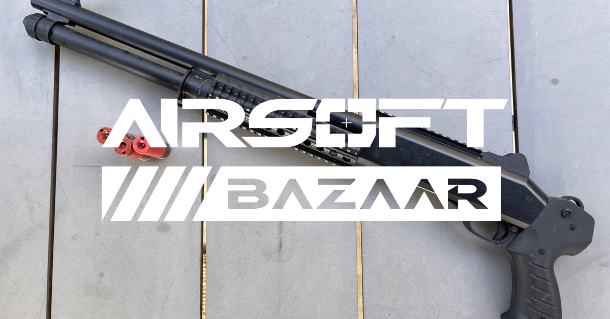 Tri-shot Shotgun met 3 shells - Airsoft Bazaar