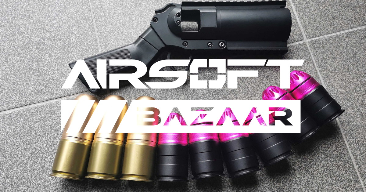 Grenade launcher met shells - Airsoft Bazaar