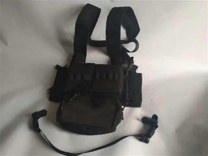 Emerson Chassis MK3 Mini Chest Rig Black - Airsoft Bazaar