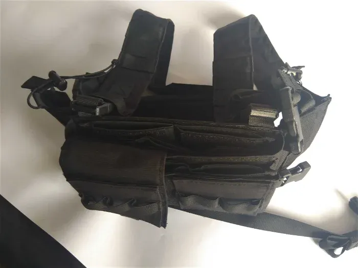 Emerson Chassis MK3 Mini Chest Rig Black - Airsoft Bazaar
