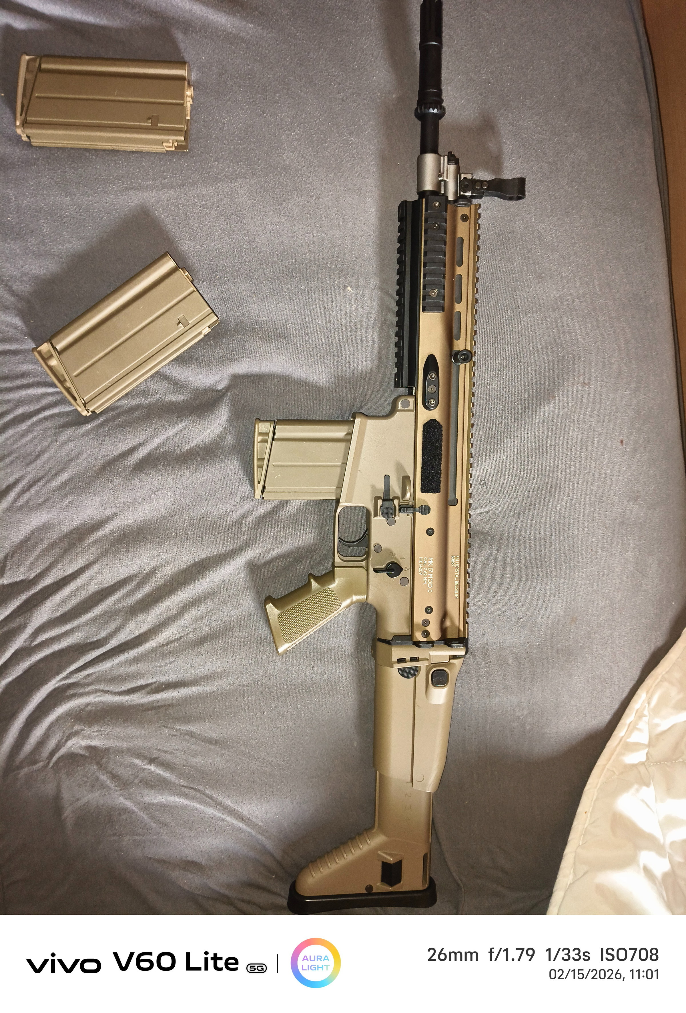 Scar MK17 MOD O cal 7.63Mm - Airsoft Bazaar
