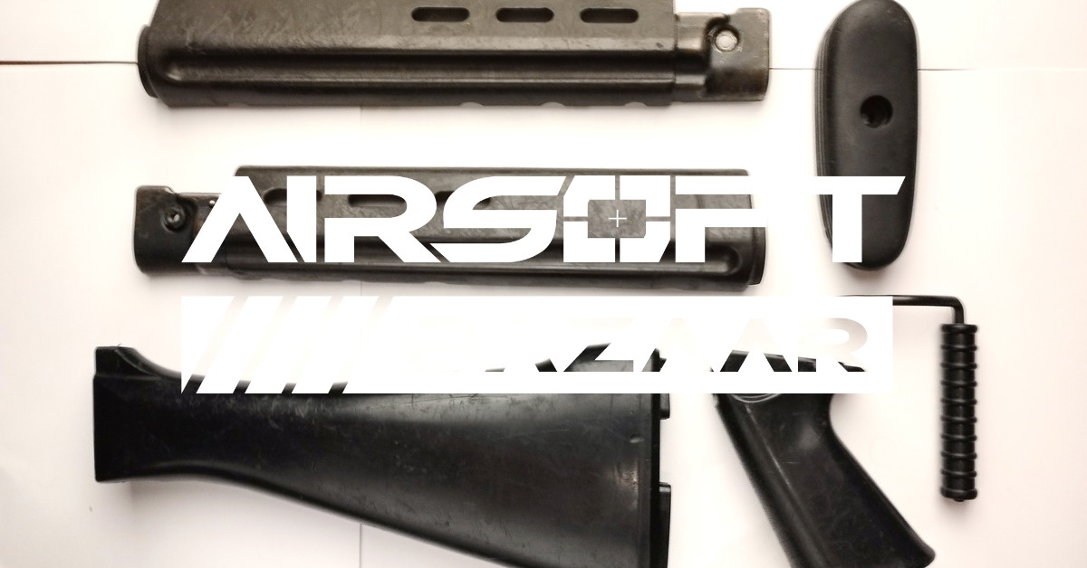 Original REAL Belgian FN FAL Furniture Set for VFC FAL GBBR - Airsoft ...