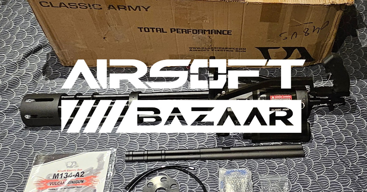 Classic Army M134 Minigun hPa - Airsoft Bazaar
