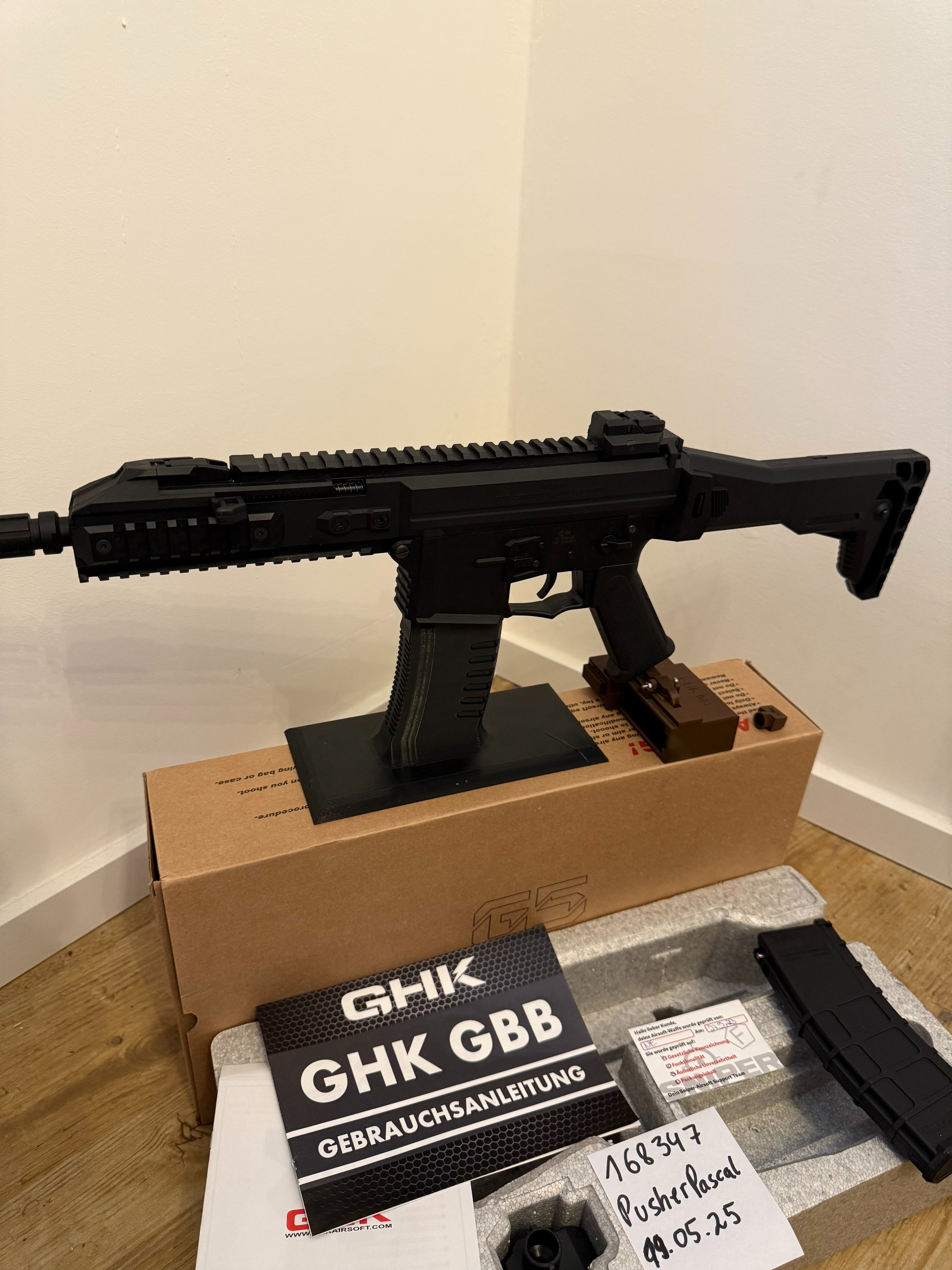 GHK G5 + Carbine Kit GBB Sturmgewehr F-Marked - Airsoft Bazaar