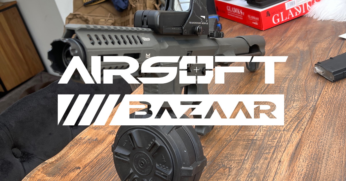 Arp 9 met drum magazijn - Airsoft Bazaar