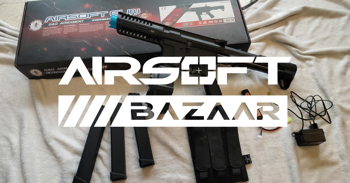 Arp 9 met drum en 3 mags - Airsoft Bazaar