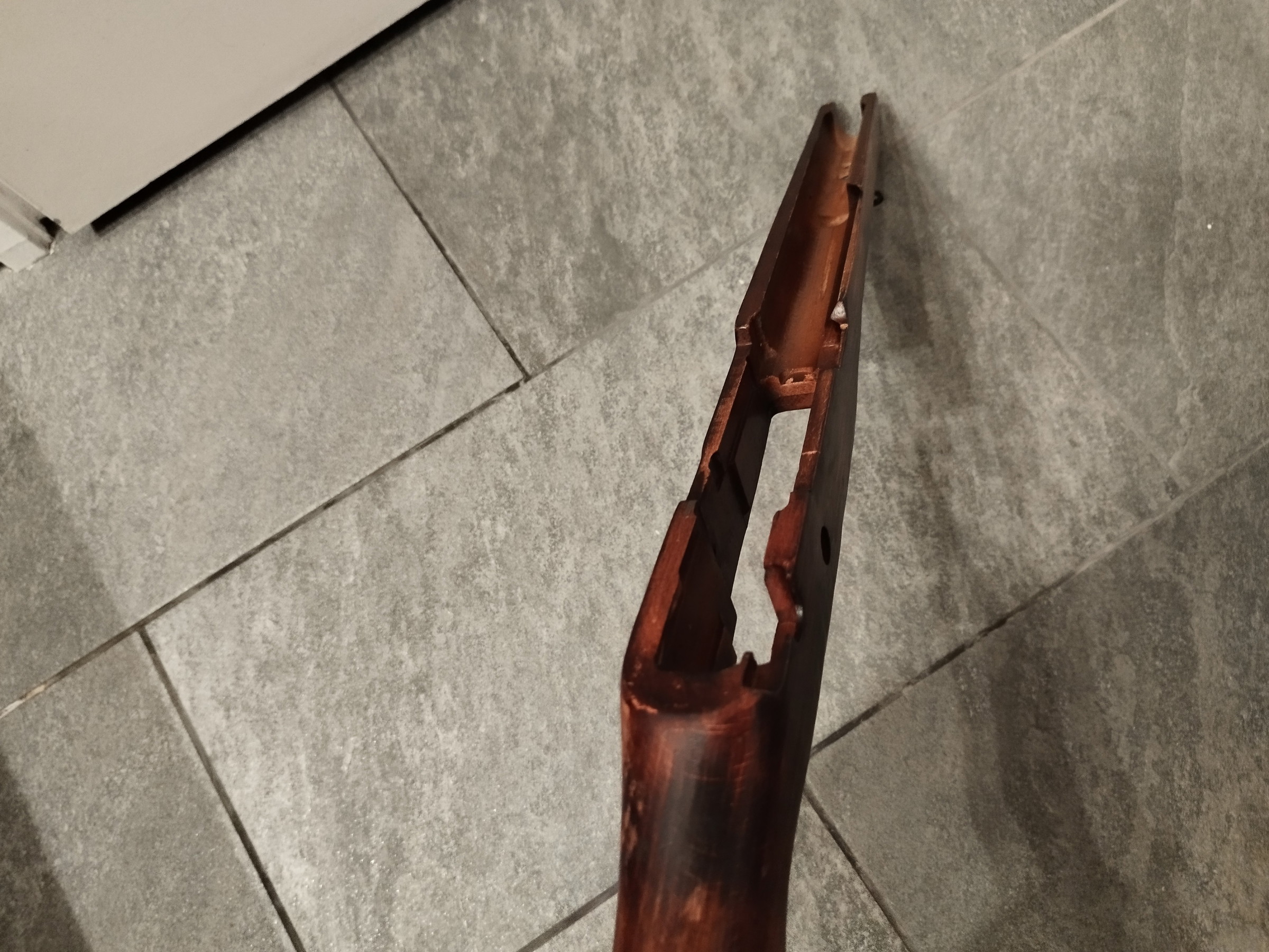 RA TECH M14 Houten kolf walnoot real wood stock walnut - Airsoft Bazaar