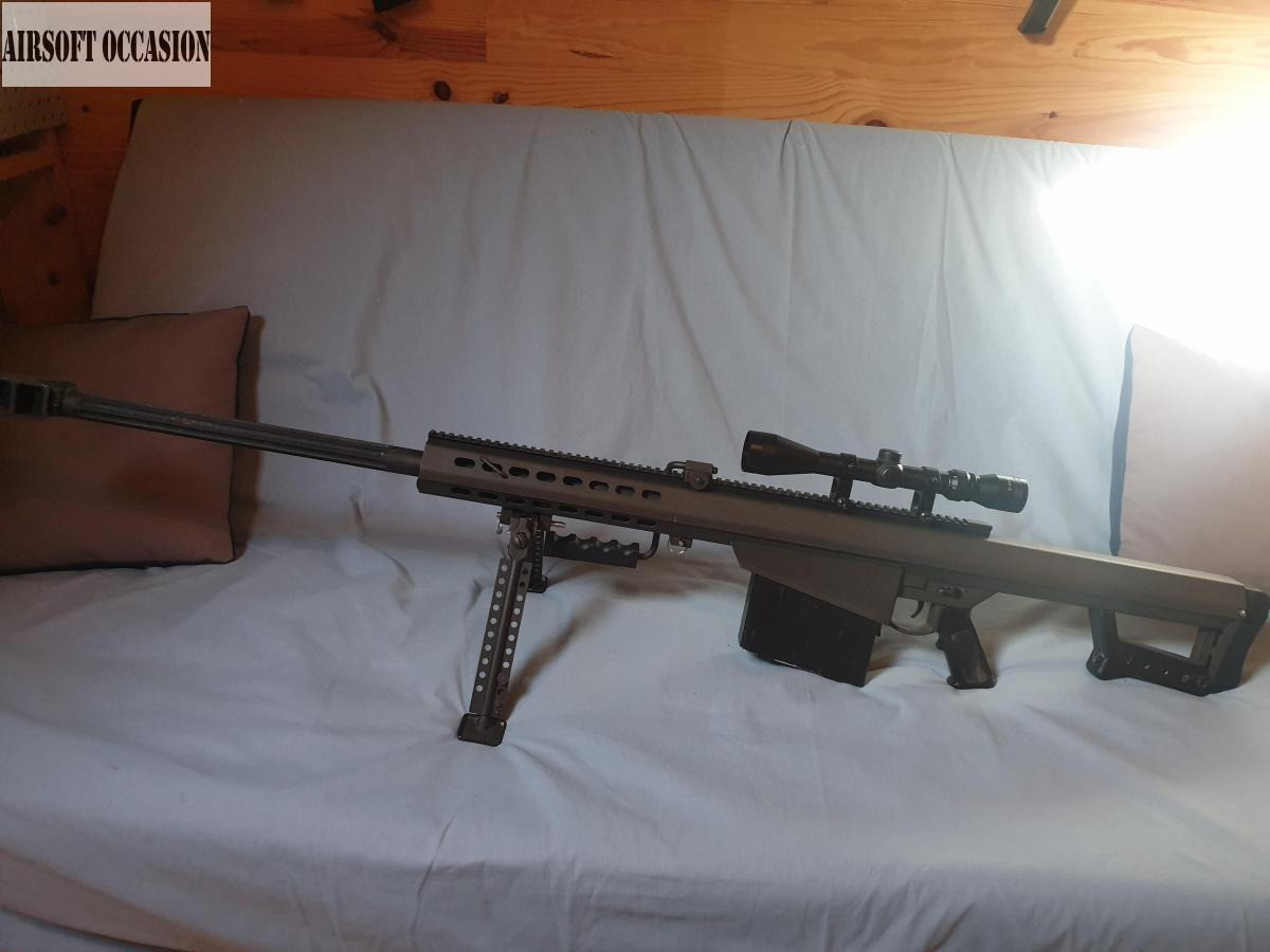 M82A1 Barrett socom gear Full métal - Airsoft Bazaar