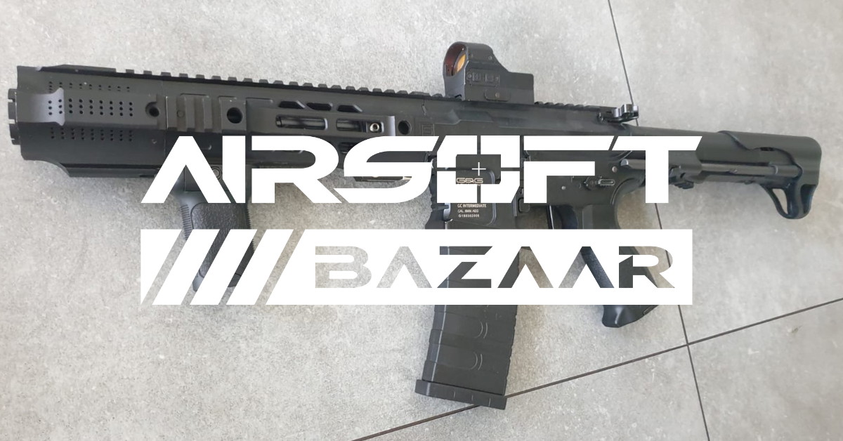 ARP 556 met G&P CQB SAI handguard en red dot - Airsoft Bazaar