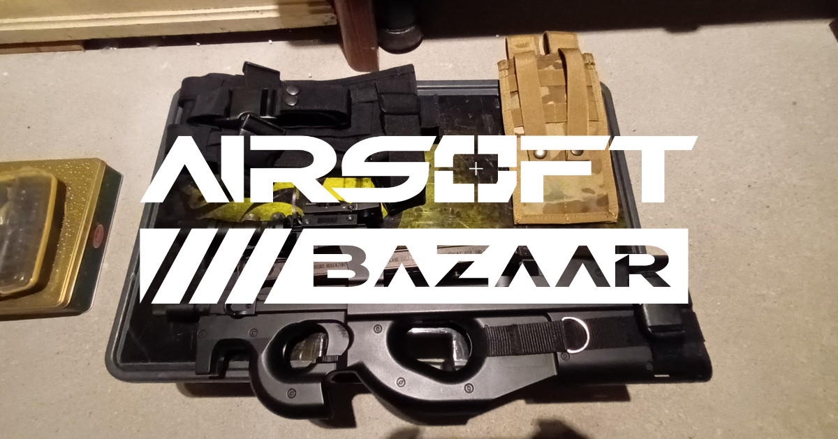Upgraded p90 met perun p90 mosfet en case. - Airsoft Bazaar
